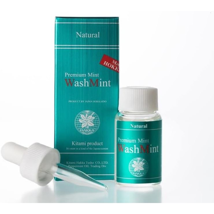 Kitami Hakka Tsusho Wash Mint (Refined Japanese Peppermint Oil Produced ...