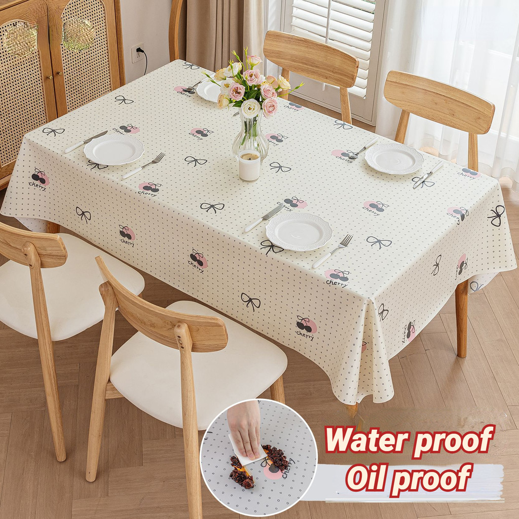 Aesthetic Water-proof Table Cloth, Tpu Coffee Table Cloth Cover ...