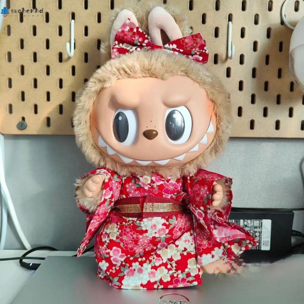 SUCHENHD Labubu Doll Clothes, Handmade Replaceable Labubu Bodysuit ...