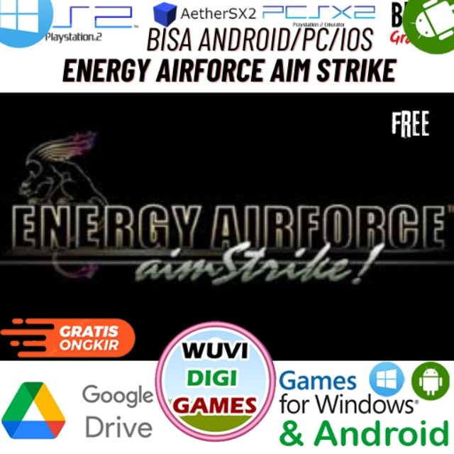 Selling PS 2 Energy Airforce Aim Strike Games | Can be used on PC / Android / IOS Plus Emulator ...