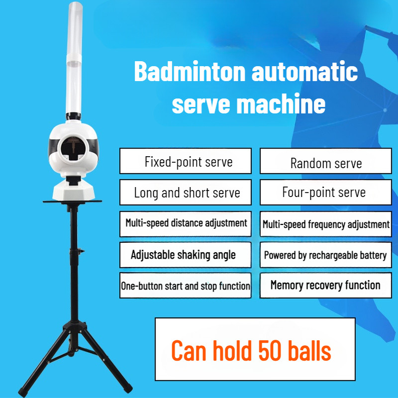 Badminton Automatic Serving Machine, Simple and Portable Home Single ...