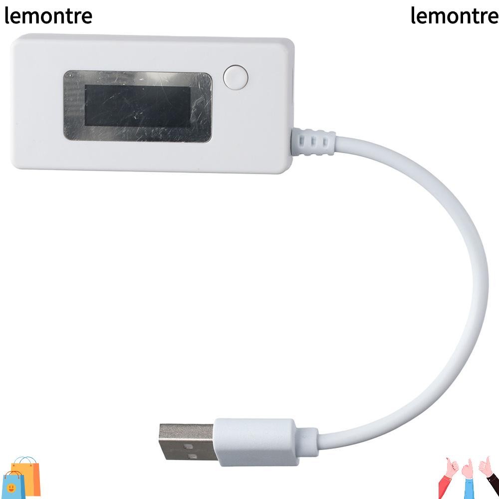 LEMONTRE White USB Multifunctional Electricity Meter, Plastic Copper ...
