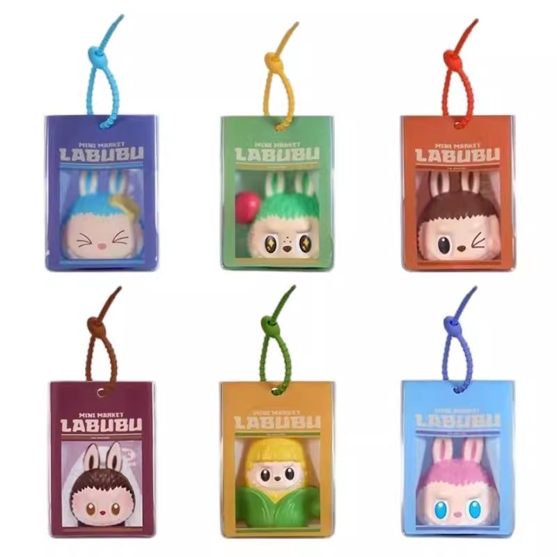 POPMART LABUBU Strange Flavor Convenience Store Series Pinch Pendant ...