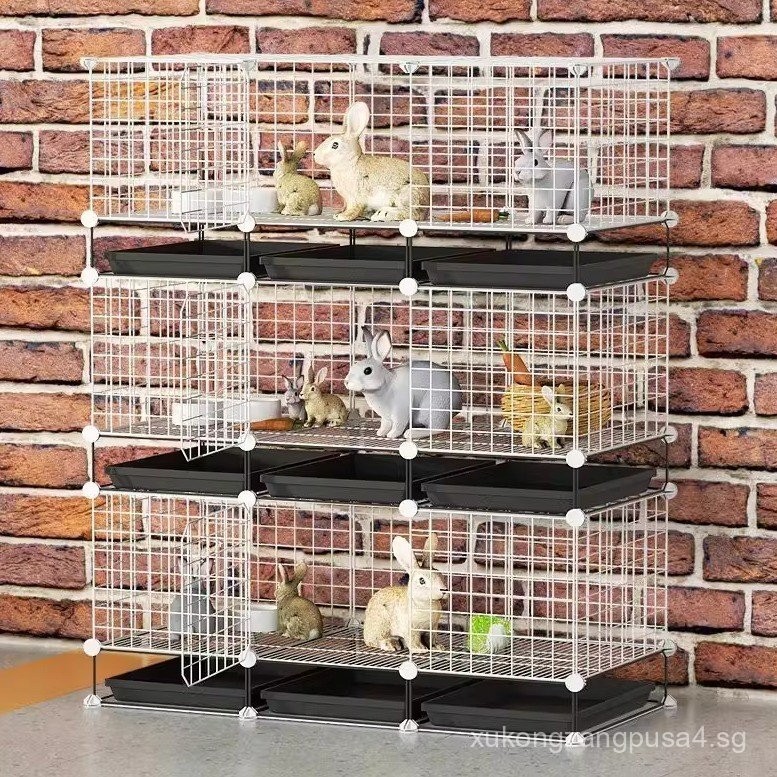 Rabbit Cage for Home Use, Large and Extra Large Rabbit Cage, Indoor ...