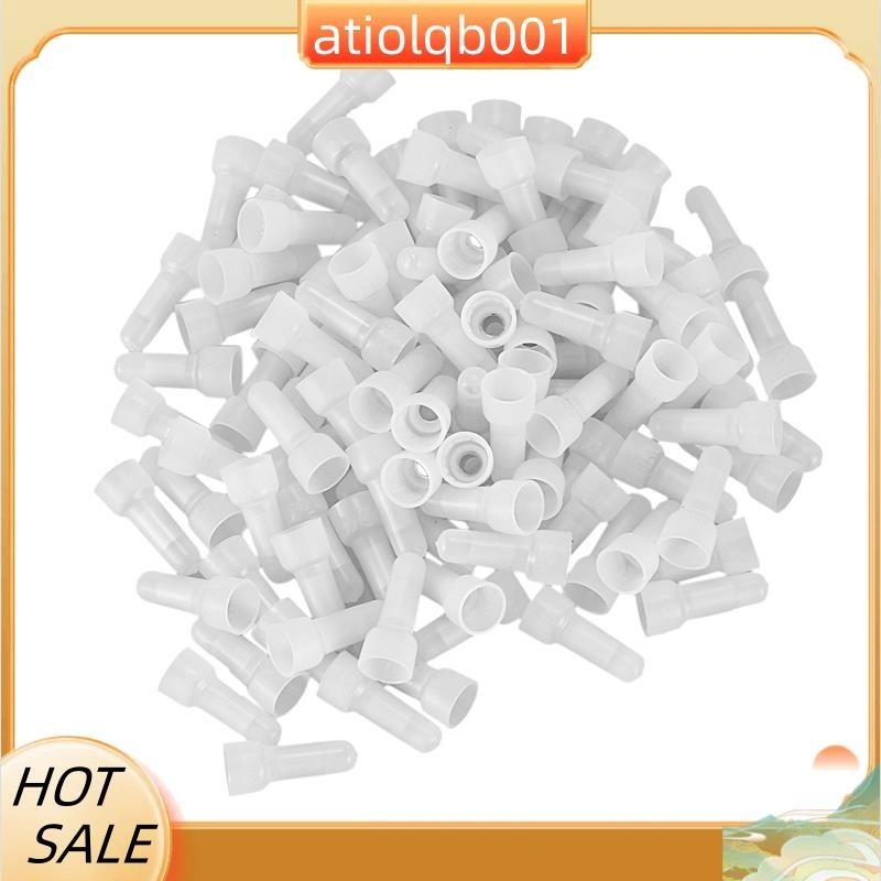 100pcs 22-16 GA AWG Closed End Crimp Caps Splice Gauge Wire Connectors ...