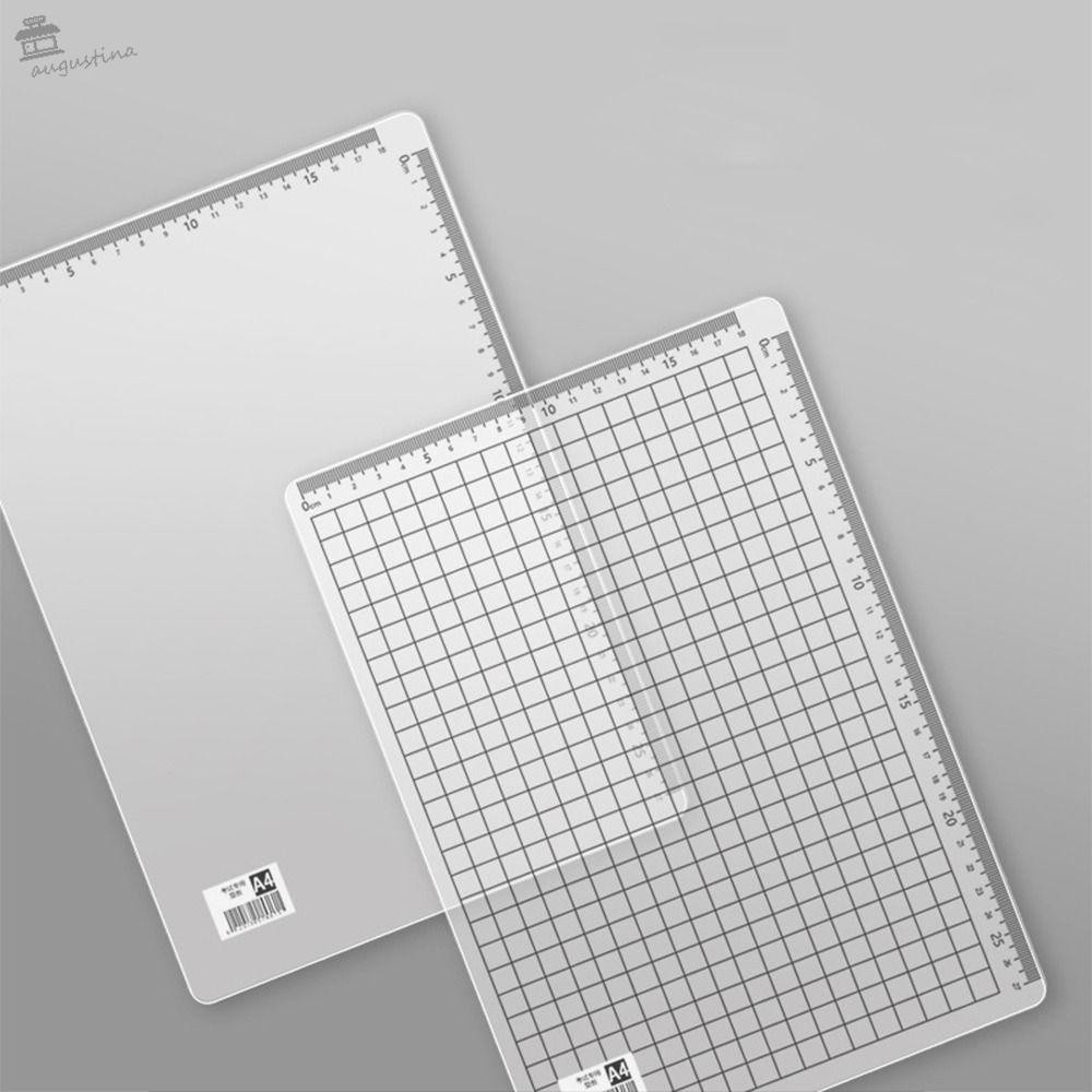 AUGUSTINA Grid Sewing Cutting Mats, Anti Slip Pad PVC Transparent Ruler ...
