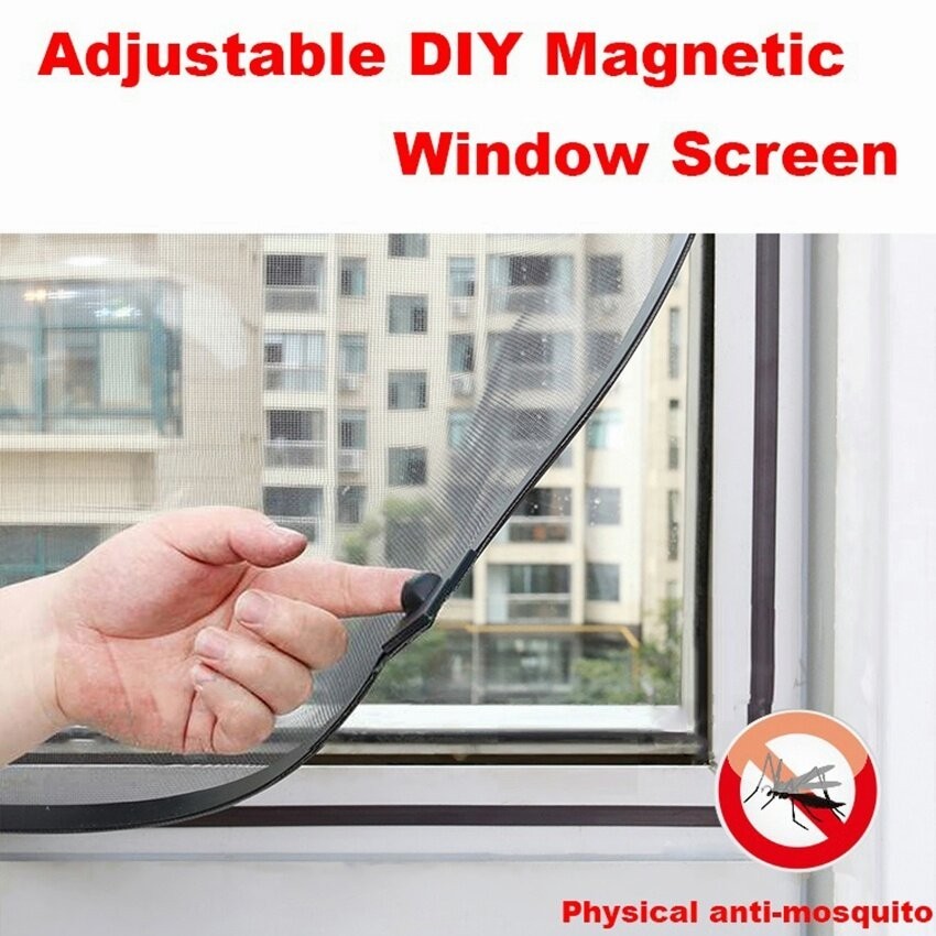 【Full Set】DIY magnetic mosquito Net Insect Screen magnetic Window Mesh ...