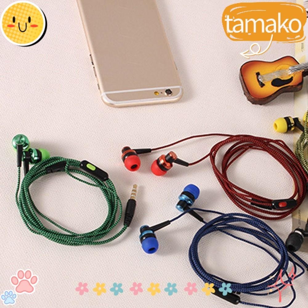 TAMAKO In-Ear Earphone, Stereo Earpiece 3.5mm Earbuds, Cable Headset ...