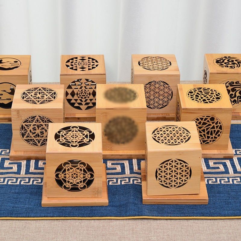 Incense Box Solid Wood Empty Box Bamboo Wood Indoor Bedroom Incense ...