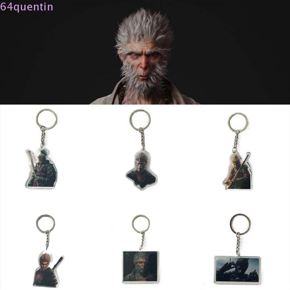 QUENTIN Black Myth Wukong Keychain, Great Sage Equalling Heaven Key ...