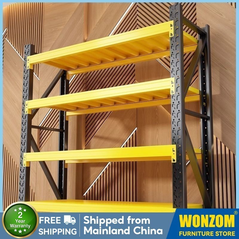 WONZOM Storage Rack Multi Layer Warehouse Storage Shelve Heavy-duty ...