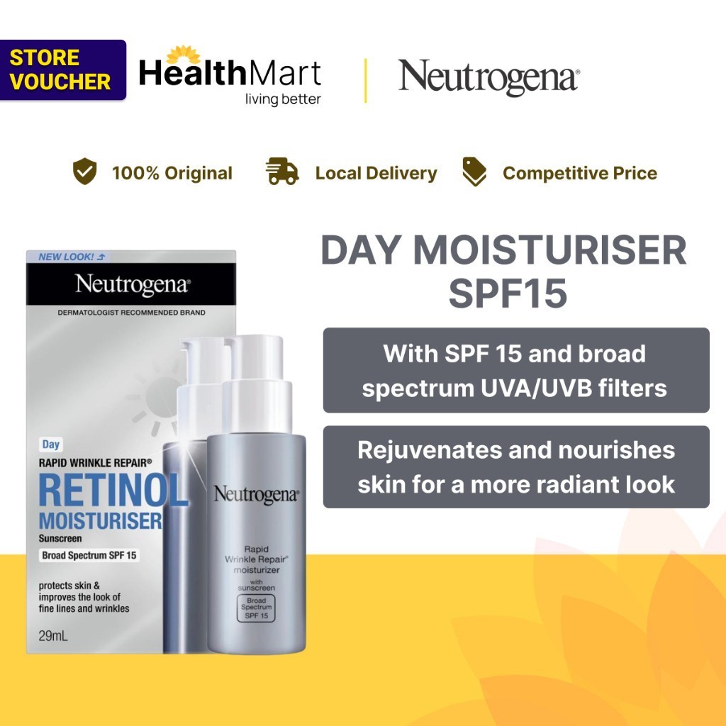 [SG] Neutrogena Rapid Wrinkle Repair, Retinol Anti-Ageing Moisturizer ...