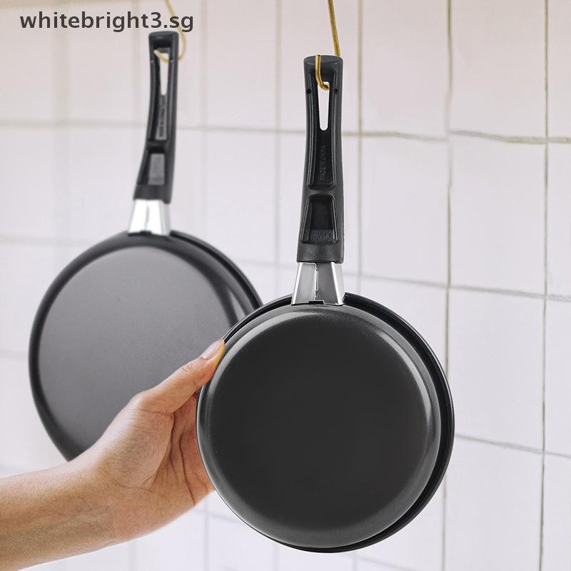 【whitebright】 1PC 14/16/18cm Mini Frying Pan Non-Stick Steel Frypan Pot ...