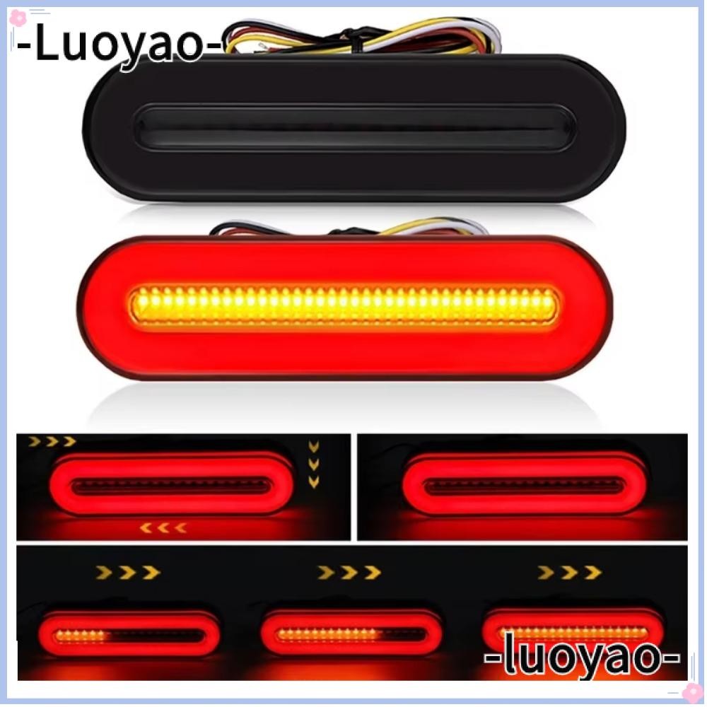 LUOYAO 2pcs Rear Fog Lamp, Dynamic 12V 24V Truck LED Tail Light ...