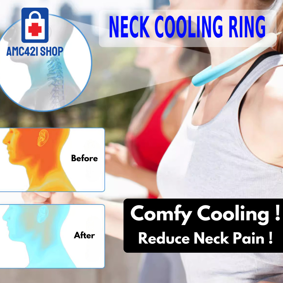 28 Degrees Ice Neck Hanging Cooler Ring Naturally Freezing Repeat Use ...