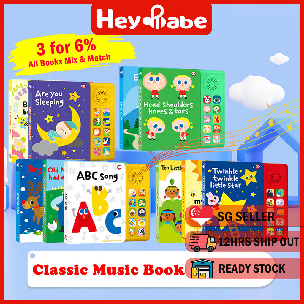 10 Songs Music Book | English Singing Books for baby and kids | Classic ...
