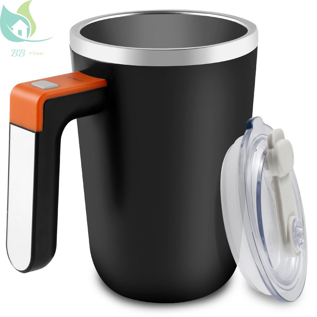 Temperature Control Coffee Mug with Stir Bar 300ml Self Stirring Coffee ...