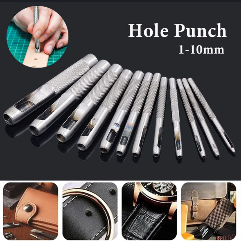 Steel Round Hole Punch Tool 2mm Leather Watch Strap Cutter Hole Tool ...