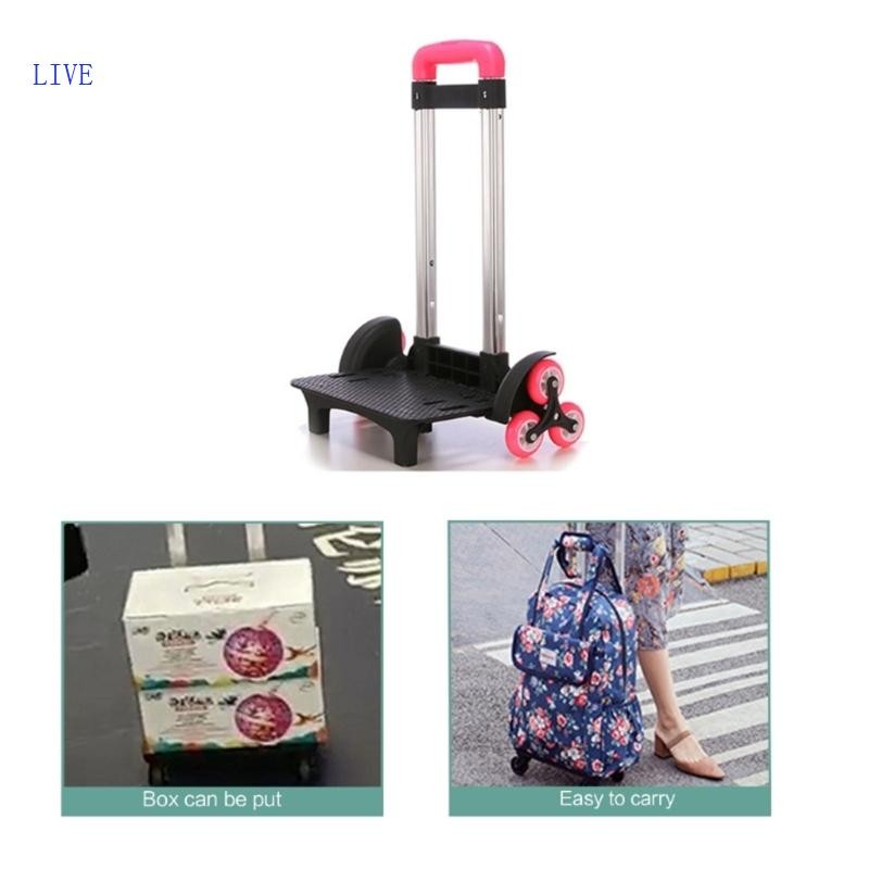 Best Foldable Trolley Cart Students Luggage Travel Hand Cart Backpack ...