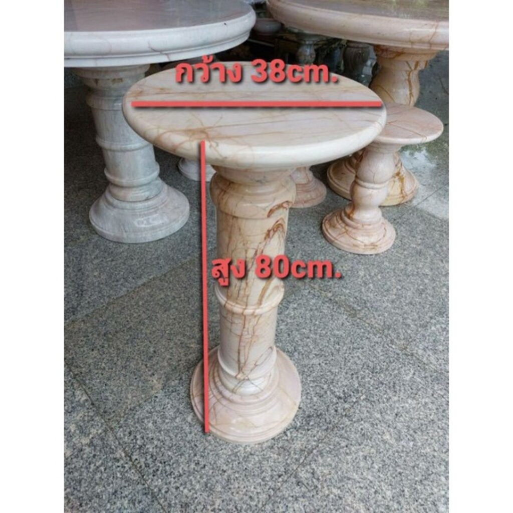 Marble Display Pole Height 80 Cm.marble Stone | Shopee Singapore