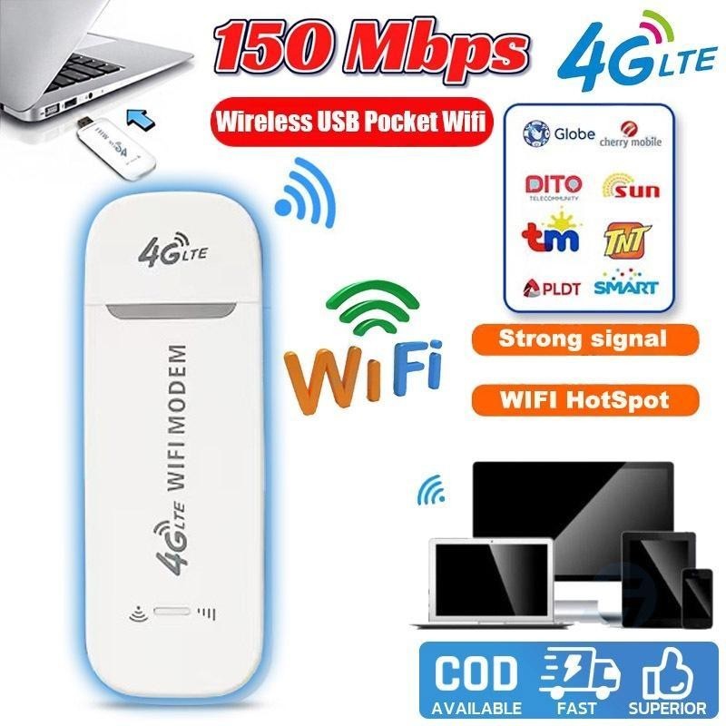 Wireless Dongle WiFi Router 4G LTE Modem Universal SIM Card Mini Router 150Mbps USB Pocket ...