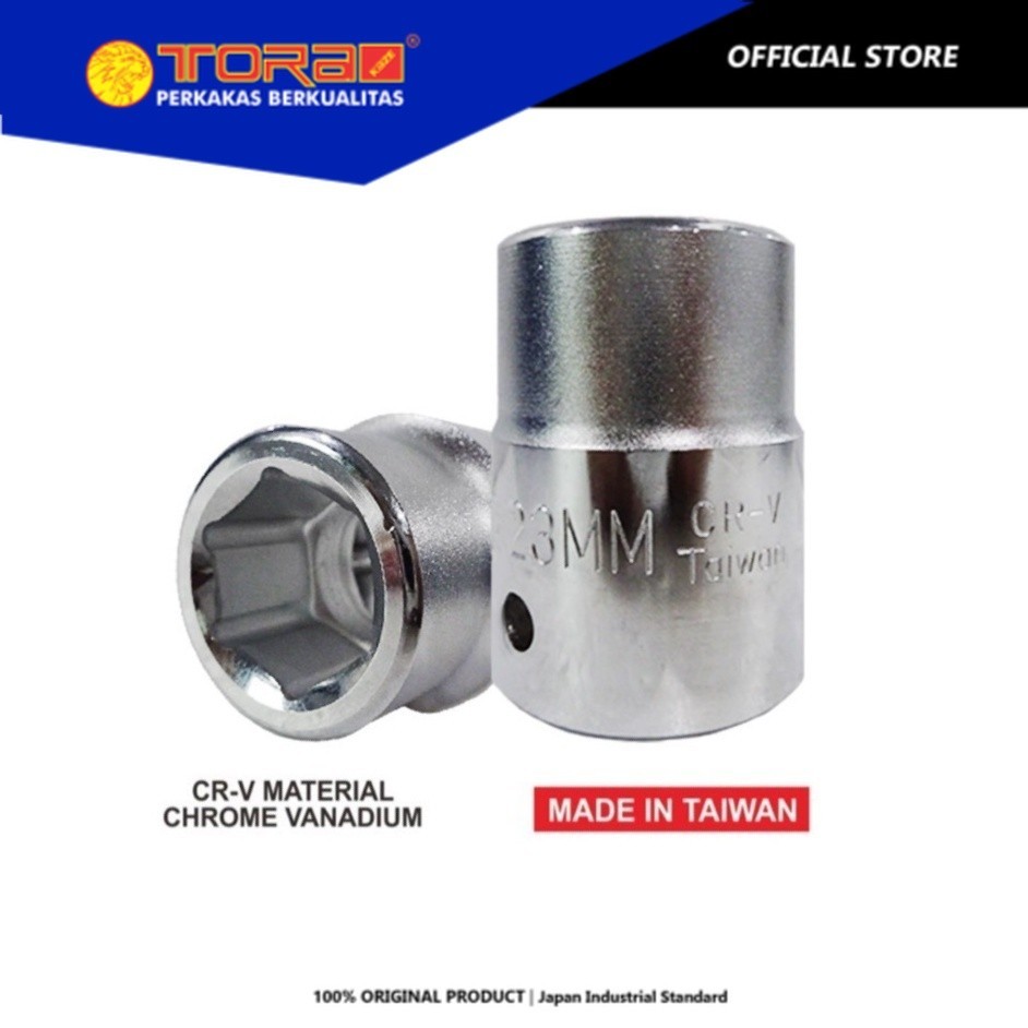 MATA Tora 23 mm 3/4 DR 6 PT Socket Eye - Shock Key Eye - Socket Hand ...