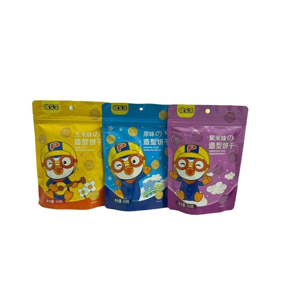 Po Lele Purple Rice/Original Flavor/Corn Flavor BISCUIT PORORO MODELING ...