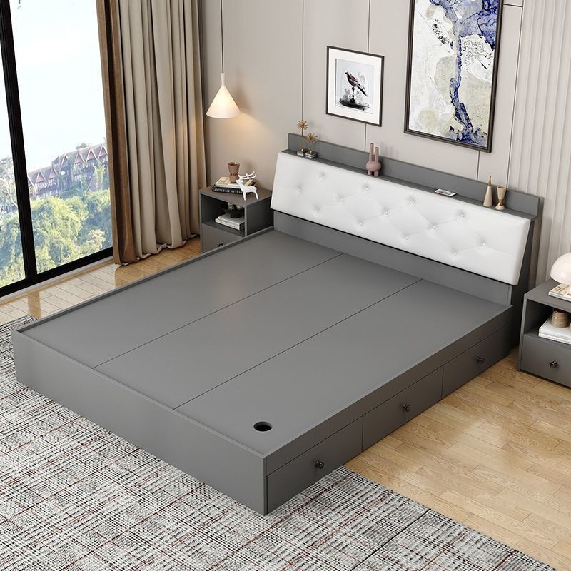 SG Tatami Bed Frame Solid Wood Bed Frame With Storage Storage Bed Frame ...