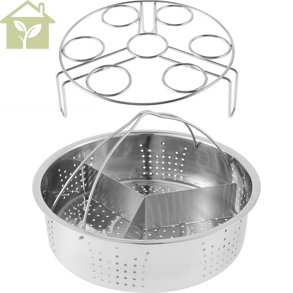 Steamer Rack Set with Egg Steamer Rack Stainless Steel Steamer Basket ...