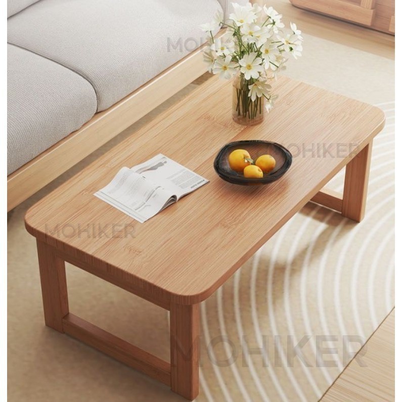 MK Foldable Table Installation-free Coffee Table Solid Wood Tatami Tea ...