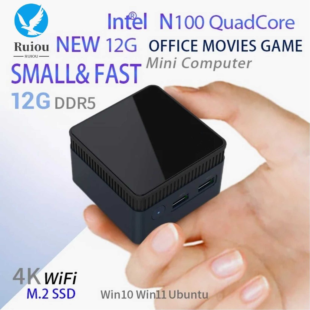 ZX01 Plus Windows 11 4 Core Mini PC CPU 12th Gen Intel Alder Lake N100 ...
