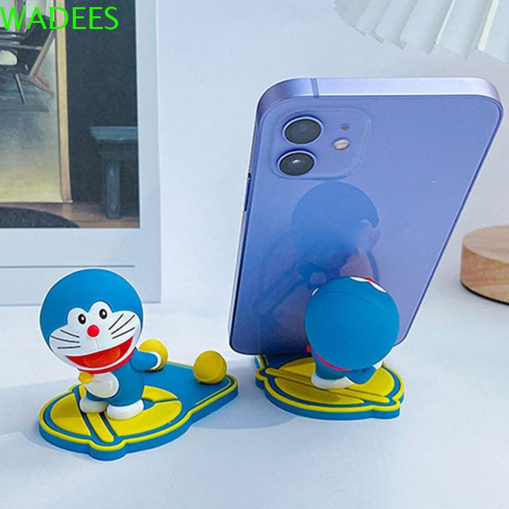 WADEES Desk Phone Holder, Doraemon Doll Model Doll Phone Stand, Phone ...