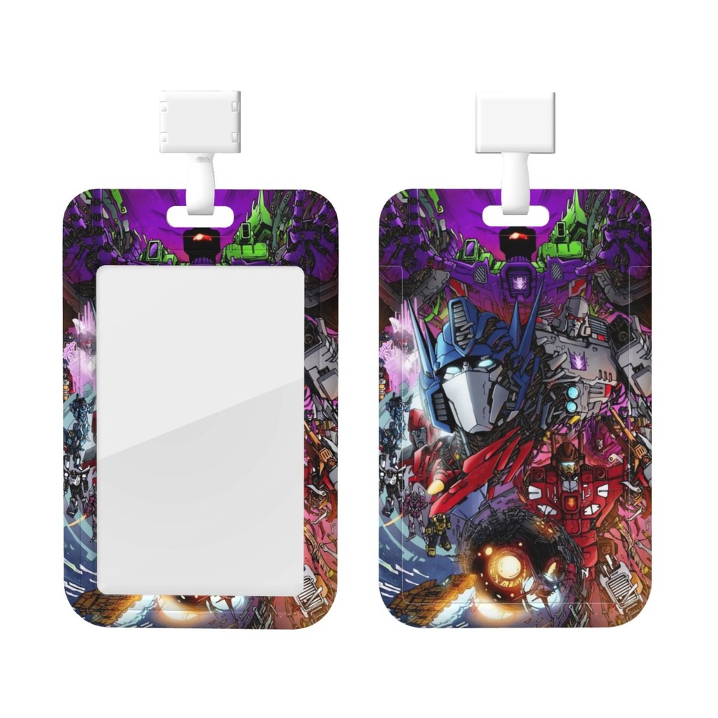 Transformers Cartoon Cute Employee Work Badge ID Card Holder Vertical ...