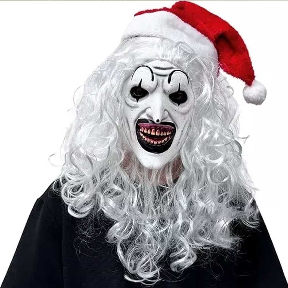 Terrifier Killer Art The Clown Mask Halloween Scary Joker Full Head ...