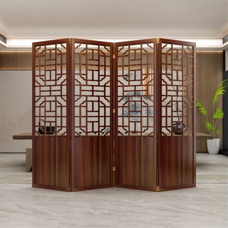 Chinese Style Subareas Screens Chinese Style Foldable Mobile Office ...