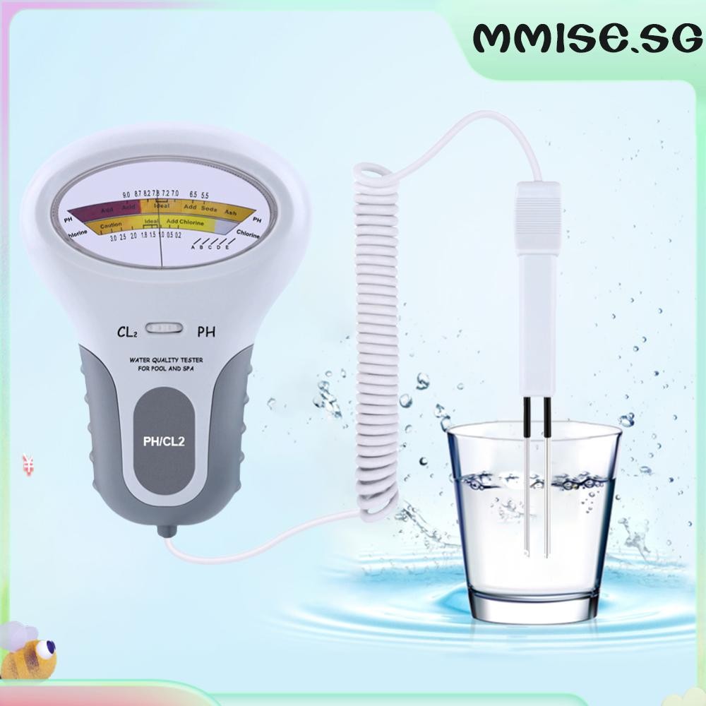 [mmise.sg] 2 in 1 Chlorine Tester PH Tester PH & CL2 Meter Water ...