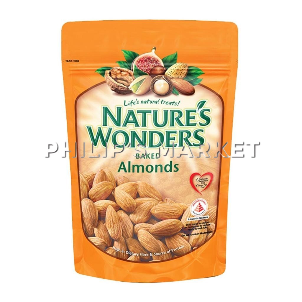 Nature's Wonders Baked Almonds 200g | Shopee Singapore