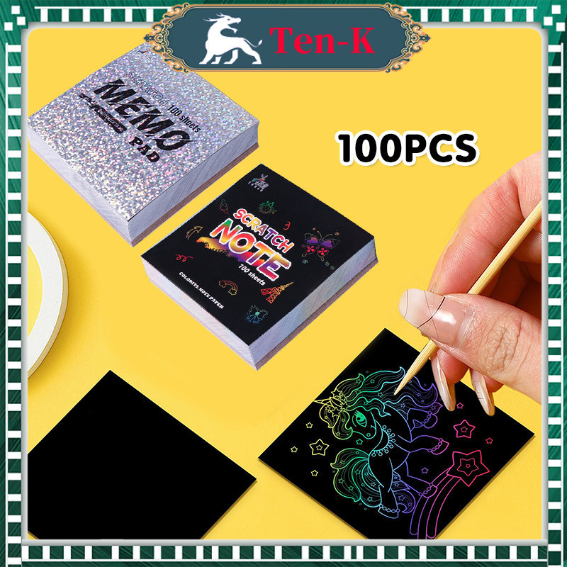 Scratch Book Scratch Cards/ Children's Toy Rub Magic Scratch Book ...