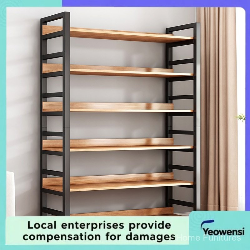 Multi-layer Storage Rack Shelf Organizer Bookshelf Floor-standing ...