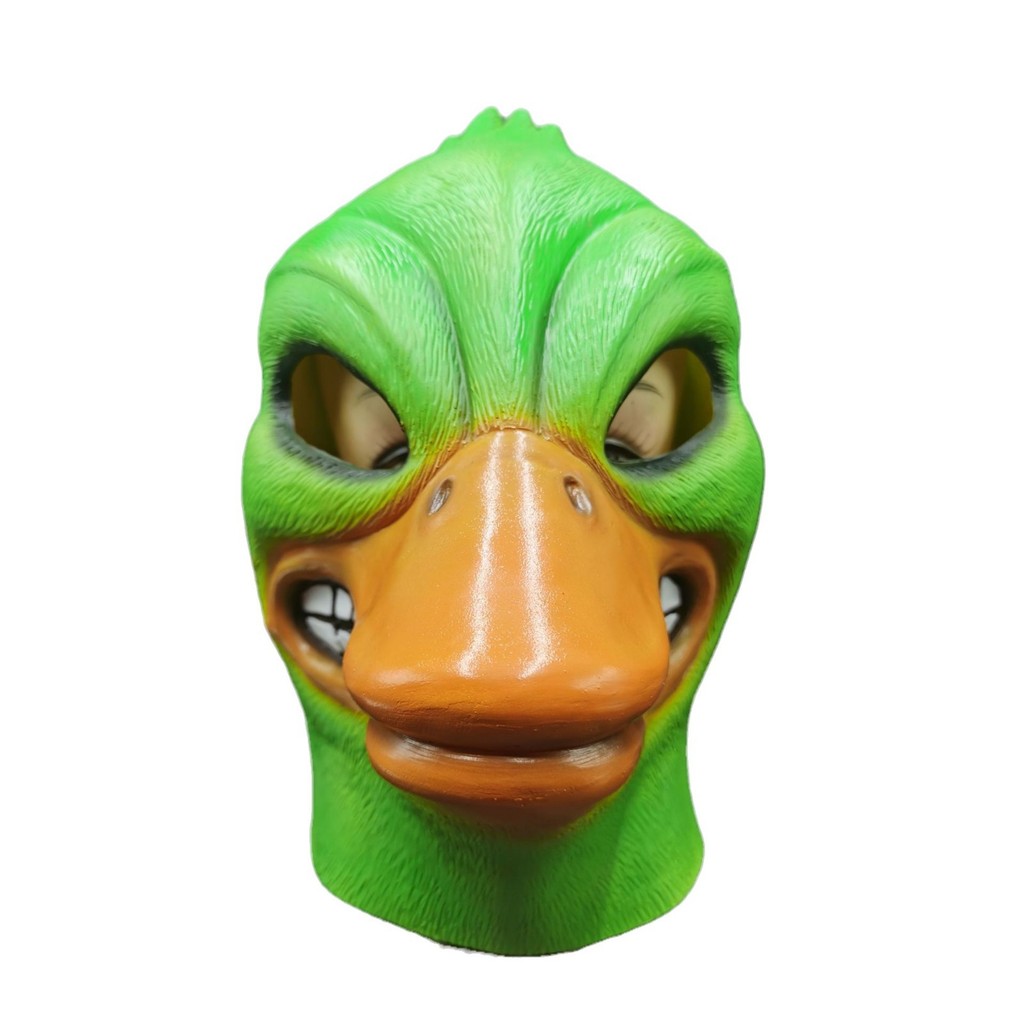 Angry Duck Halloween Party Cosplay Latex Mask Animal Headgear | Shopee ...
