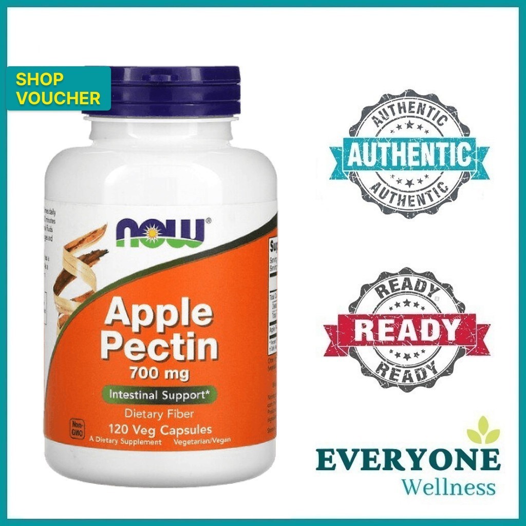 [Local Delivery] Now Foods, Apple Pectin 700 mg, 120 Veg Capsules ...