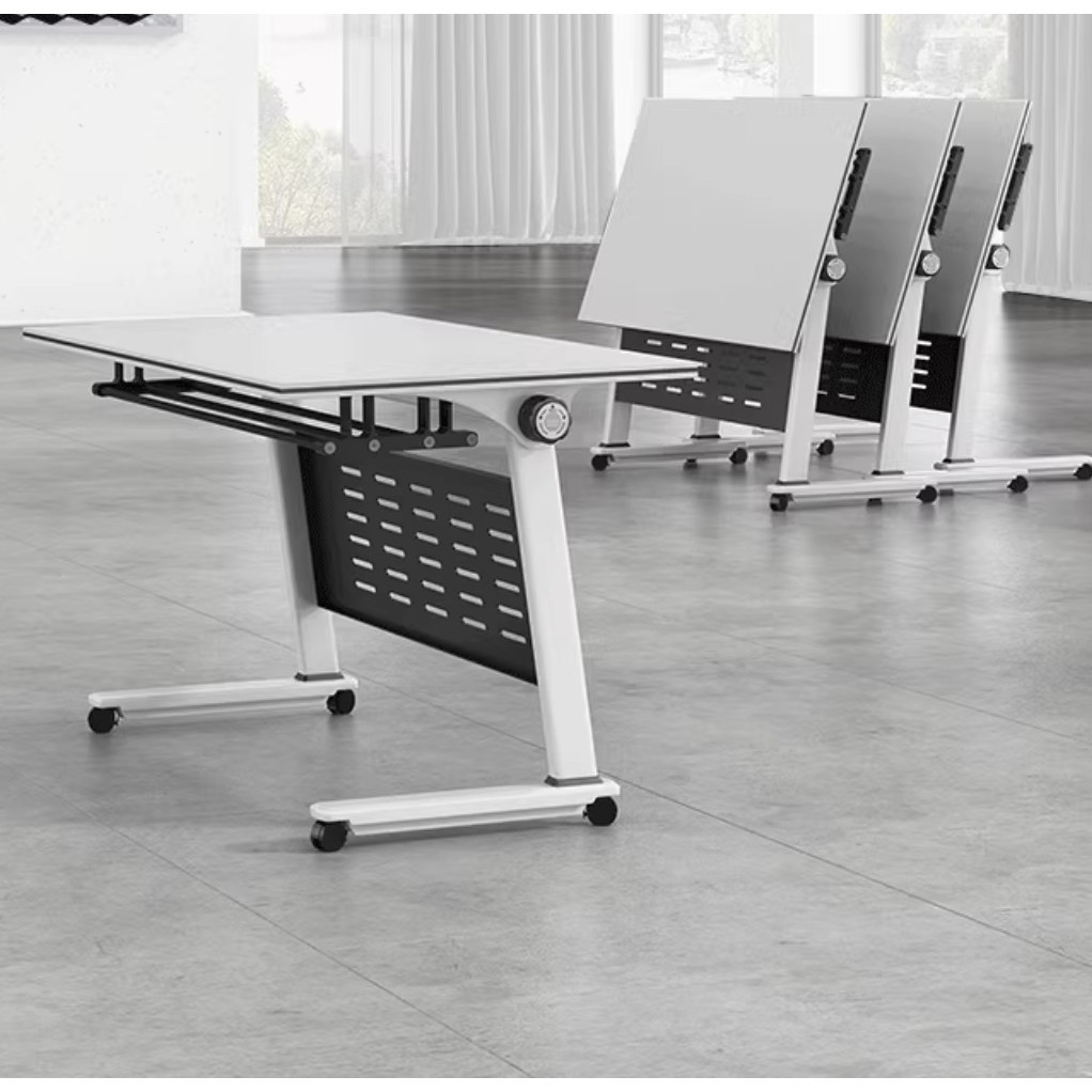 Multi-functional Office Table Folding Conference Table With Wheels ...