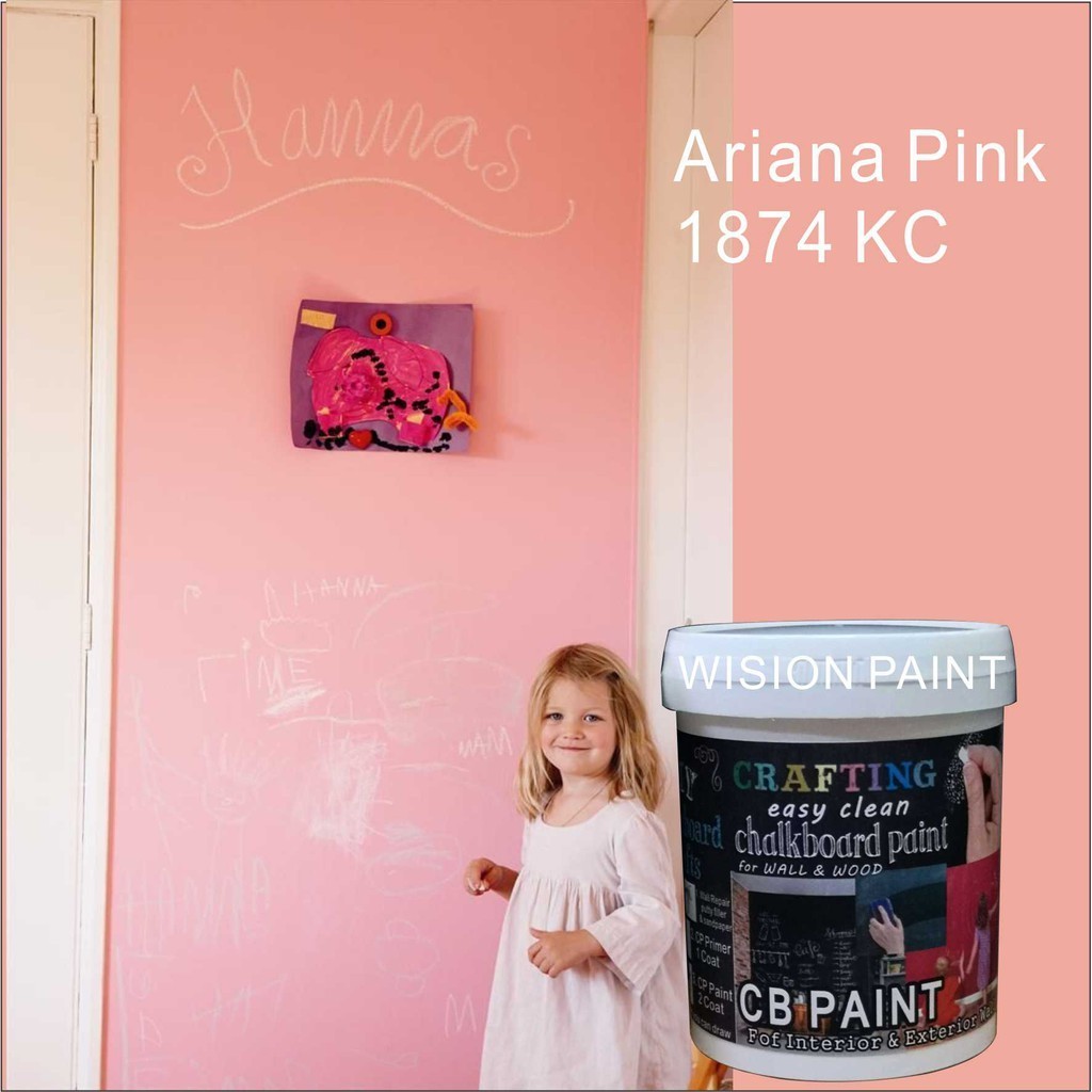 1874KC CHALKBOARD PAINT ( 1L ) CRAFTING EASY CLEAN FOR INTERIOR ...