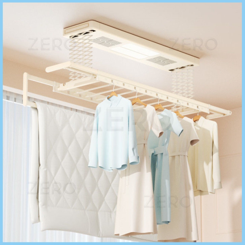 Automated Laundry Rack Intelligent Electric Drying Rack Control Ceiling ...