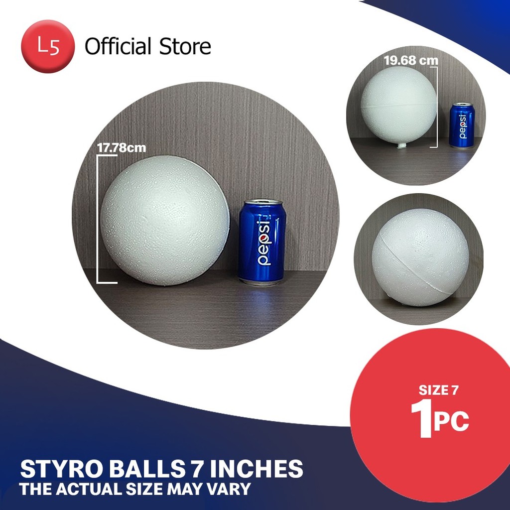 Styro Ball 7 inches (1pc) | Shopee Singapore
