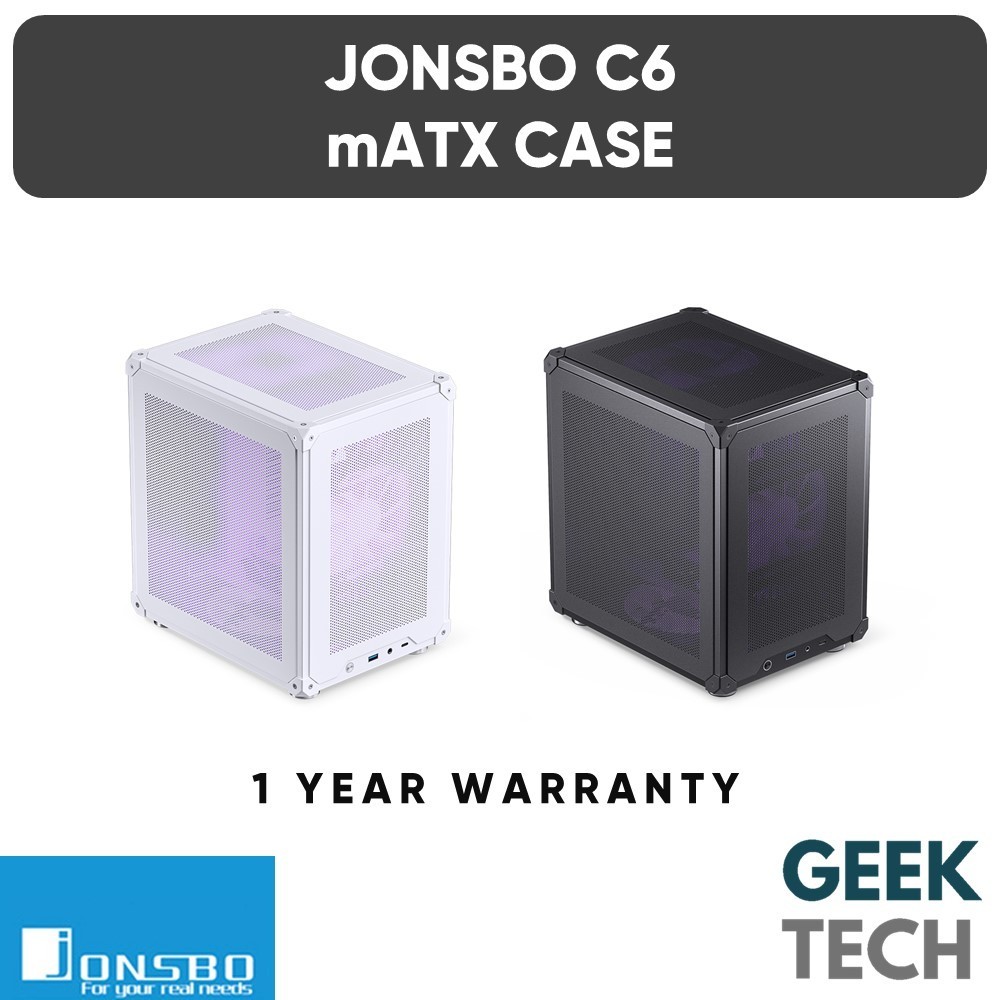 JONSBO C6 Black Mini mATX Mesh Compact Desktop Micro ATX Chassis ...