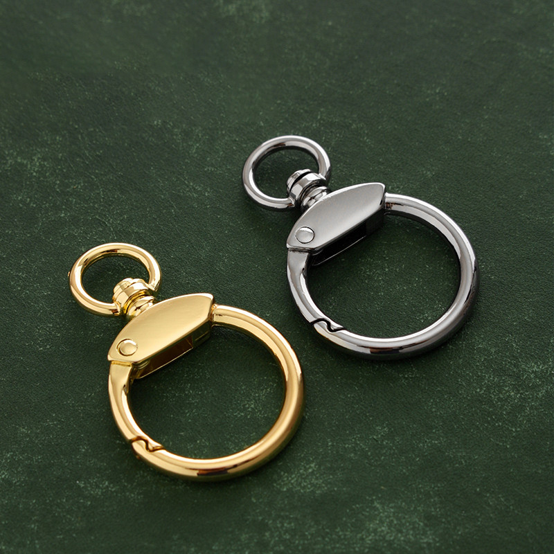 Hanging Buckle Rotating Keychain Spring Ring Bag Hardware Accessories ...