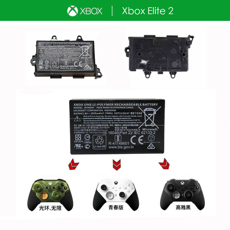 Original Xbox elite 2 Handle Built-in Lithium Battery and Battery ...