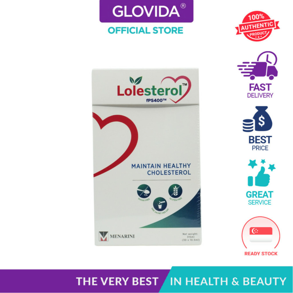 Lolesterol Sachets, 30S | Exp: Mar-2028 | Glovida | Shopee Singapore