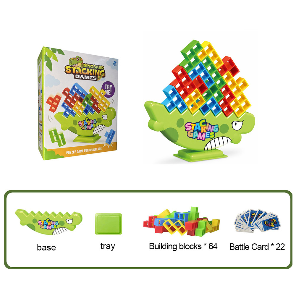 Tower Block Toys Educational Balance Tower Blocks Game for Family ...
